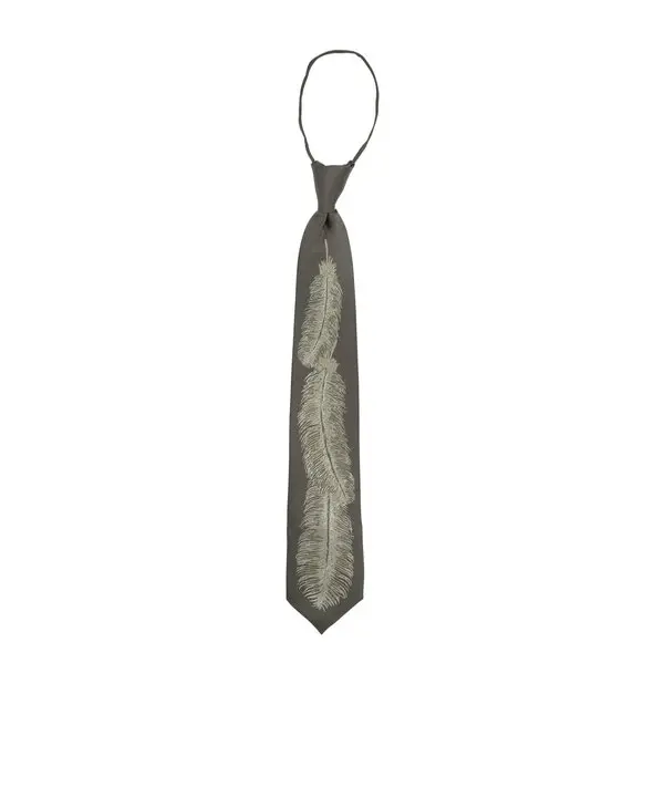 Kapital Printed Silk Neck Tie - Black
