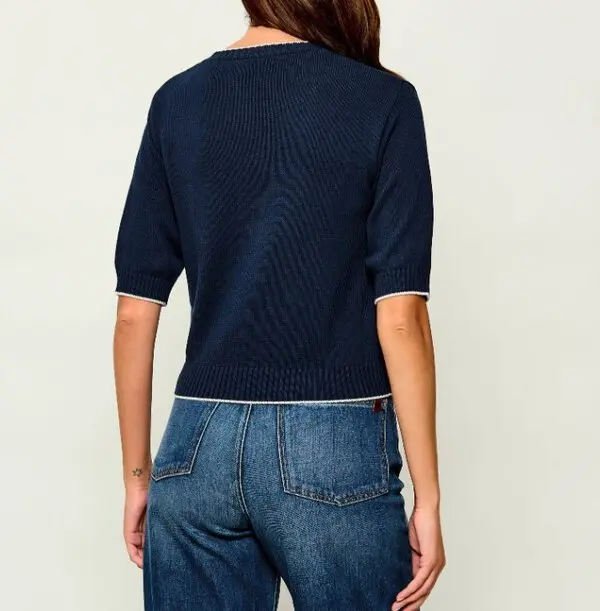 Max Mara Logo Intarsia Knitted Top