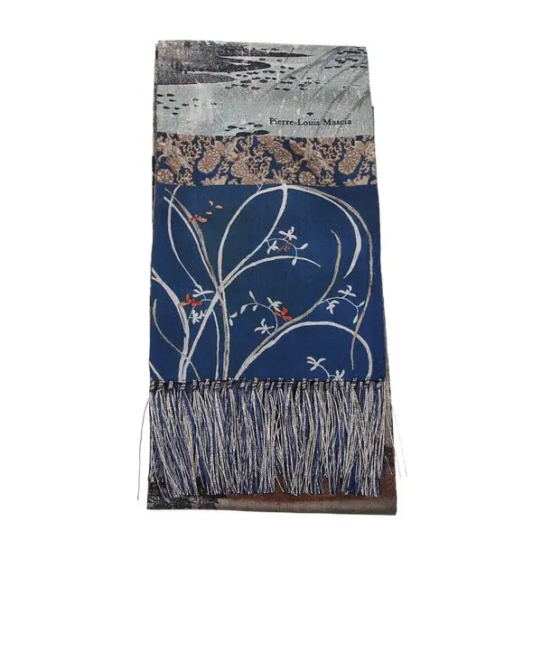 PIERRE-LOUIS MASCIA Tasseled-hem Silk Scarf