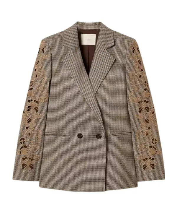 TWINSET Double-breasted Long-sleeve Blazer