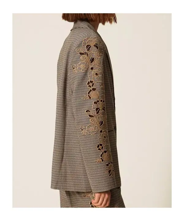 TWINSET Double-breasted Long-sleeve Blazer