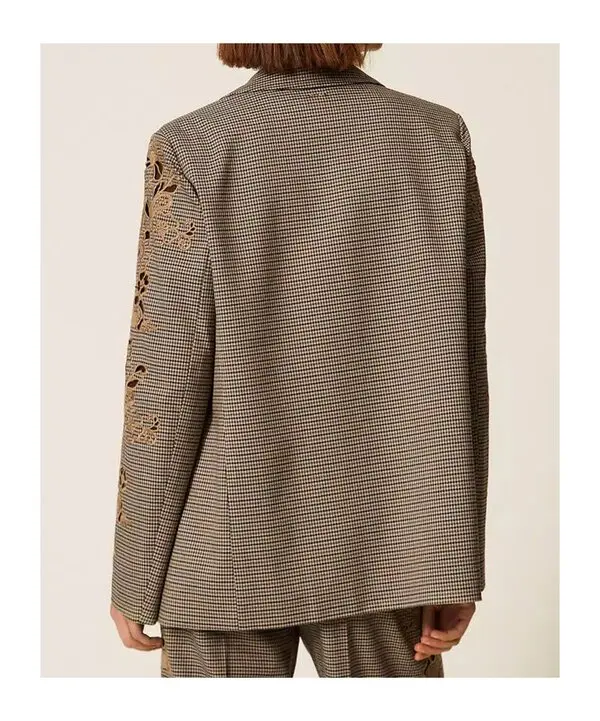 TWINSET Double-breasted Long-sleeve Blazer