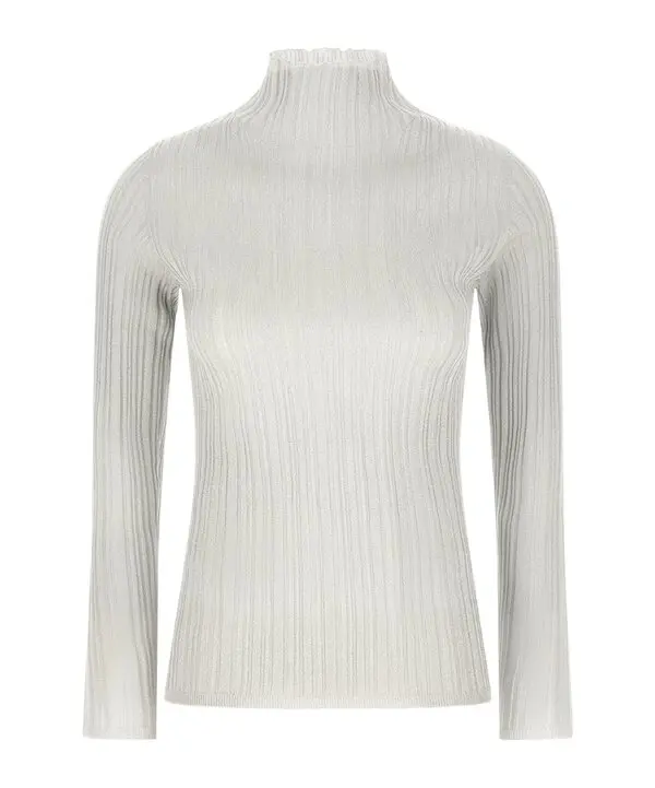 Fabiana Filippi Lamé Thread Sweater - Gray