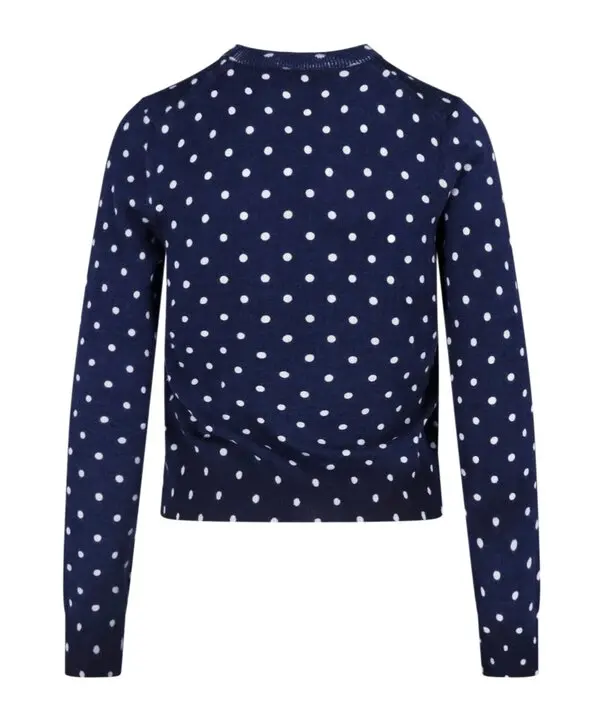 Comme Des Garçons Polka Dot Crewneck Jumper