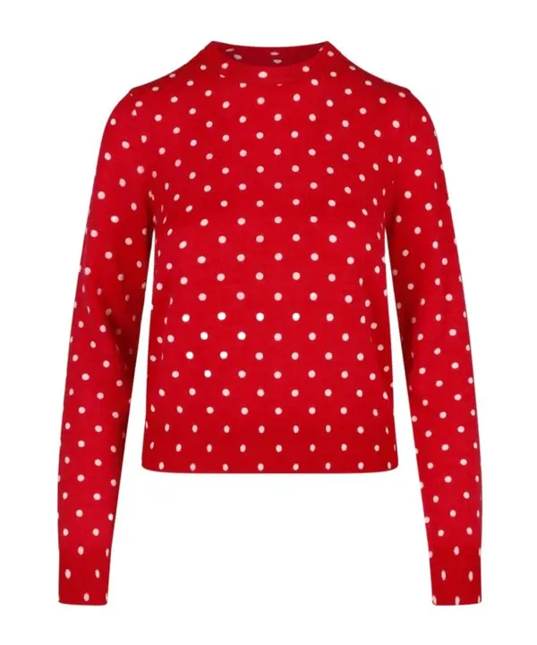 Comme Des Garçons Polka Dot Crewneck Jumper