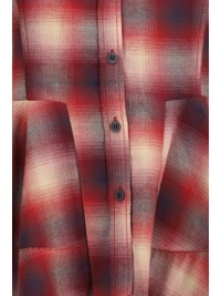 GANNI Checked Peplum Shirt - No