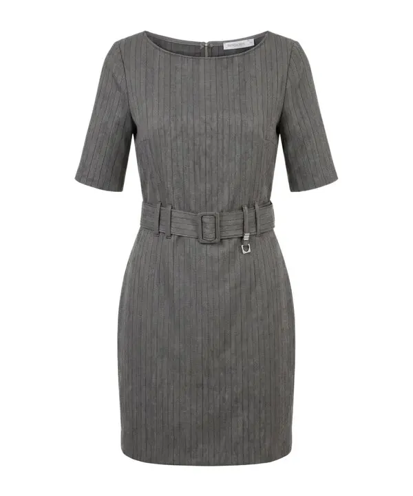 Patrizia Pepe Short Sleeve Belted Dress