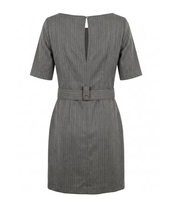 Patrizia Pepe Short Sleeve Belted Dress