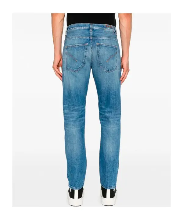DONDUP Brighton Faded Straight-leg Jeans