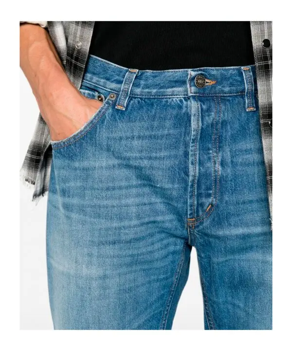 DONDUP Brighton Faded Straight-leg Jeans