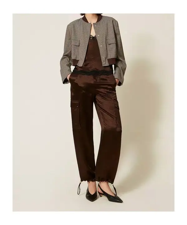 TWINSET Wide-leg Cargo Pants