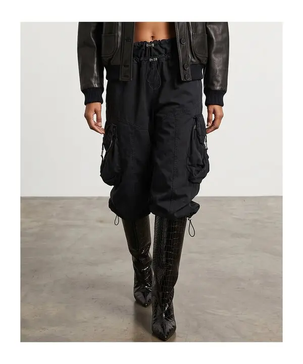 Attico Oversized Parachute Cargo Pants