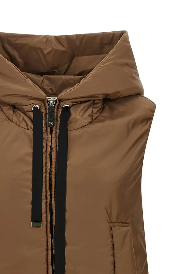 Max Mara Greengo Sleeveless Hooded Jacket