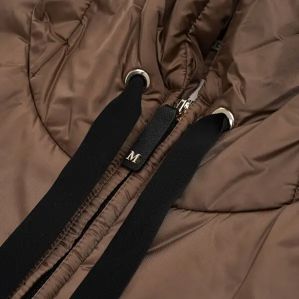 Max Mara Greengo Sleeveless Hooded Jacket - Brown