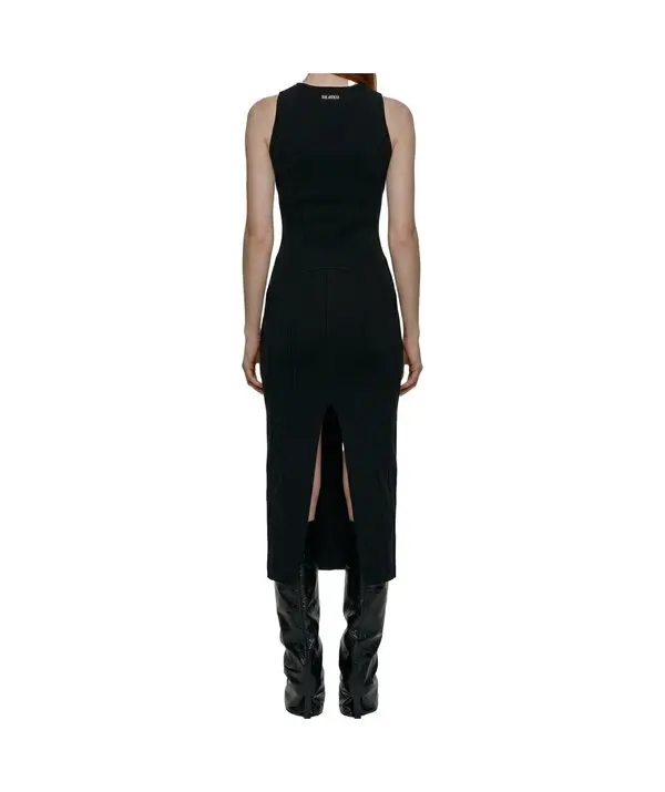 Attico Sculptural Corset Midi Dress
