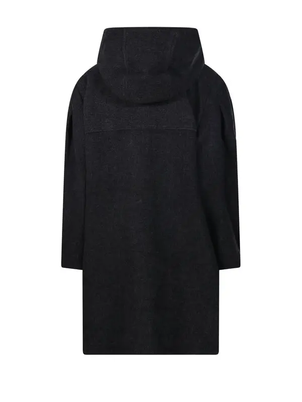 GANNI Hooded Peacoat