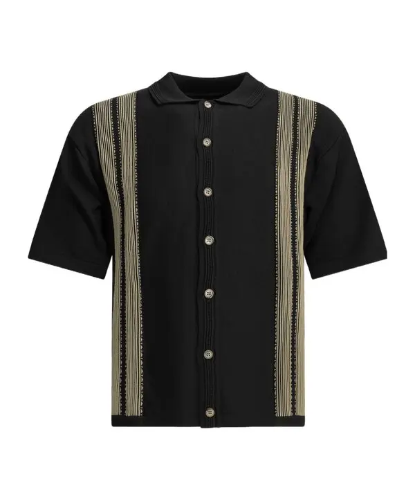 Kapital Striped Short-sleeve Shirt