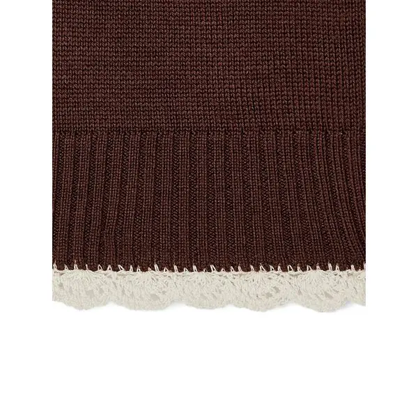 GANNI Logo Patch Knitted Jumper - No