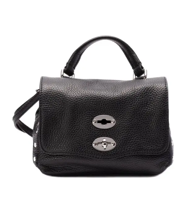 ZANELLATO Logo Shoulder Bag - Black