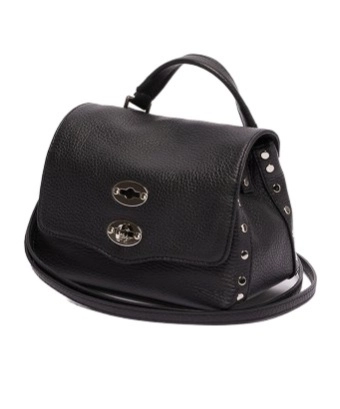 ZANELLATO Logo Shoulder Bag - Black