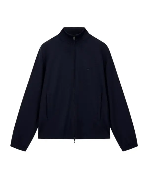 Emporio Armani Zip-up Stand-collar Sweatshirt