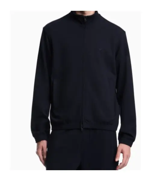 Emporio Armani Zip-up Stand-collar Sweatshirt