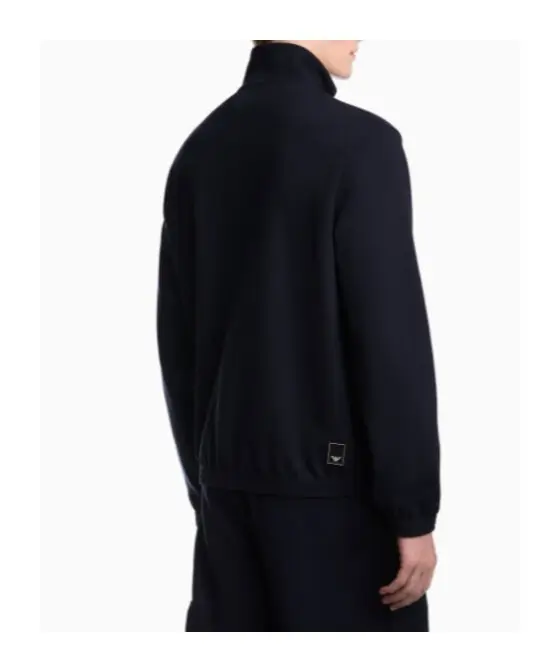 Emporio Armani Zip-up Stand-collar Sweatshirt