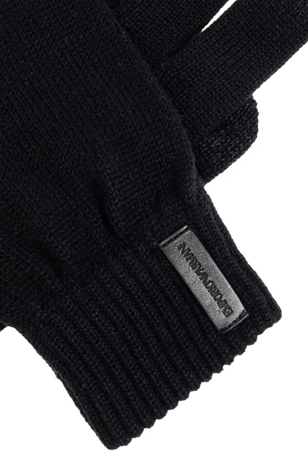 Emporio Armani Logo-patch Gloves