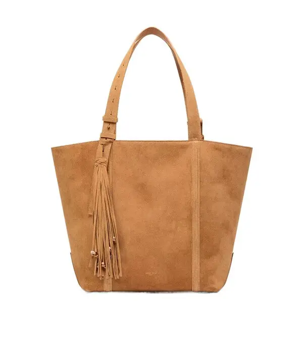 GOLDEN GOOSE 24/7 Fringed Tote Bag - Camel