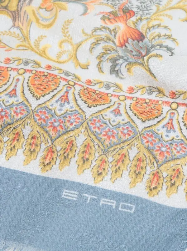 Etro Paisley Printed Scarf