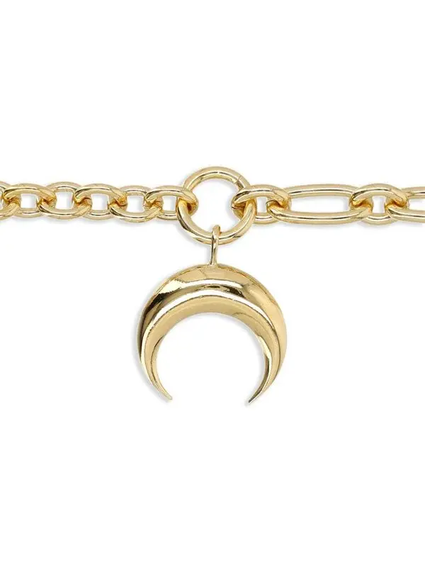 MARINE SERRE Moon Charm Chain Necklace