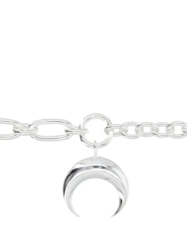 MARINE SERRE Moon Charm Chain Necklace