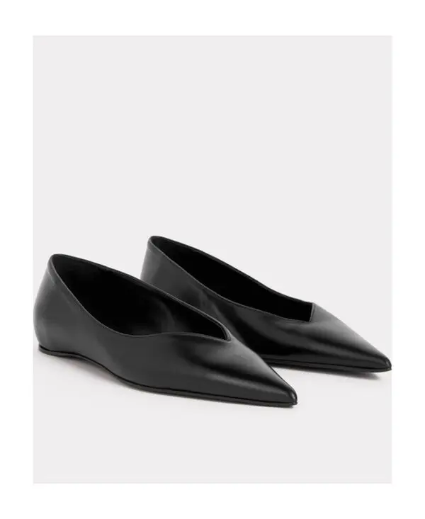 TOTEME Pointed Toe Slip On Ballerinas