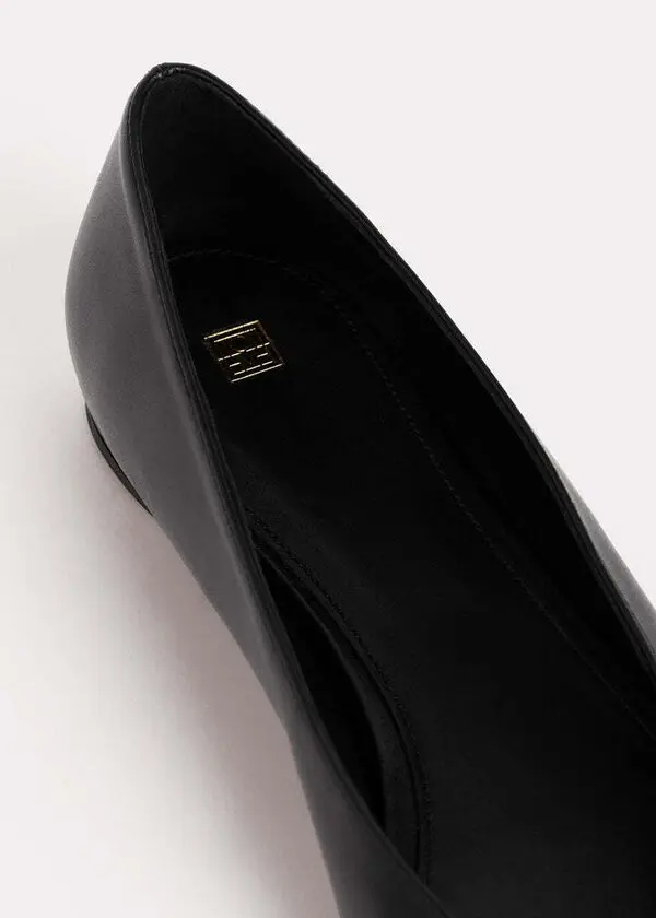 TOTEME Pointed Toe Slip On Ballerinas