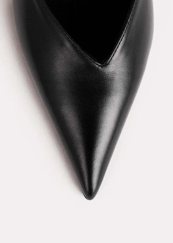 TOTEME Pointed Toe Slip On Ballerinas