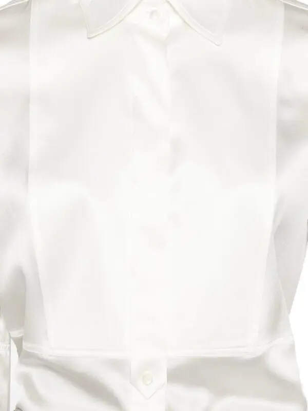 Brunello Cucinelli Long-sleeved Shirt With Curved Hem