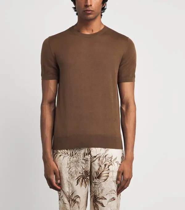 Isaia Silk-cashmere T-shirt