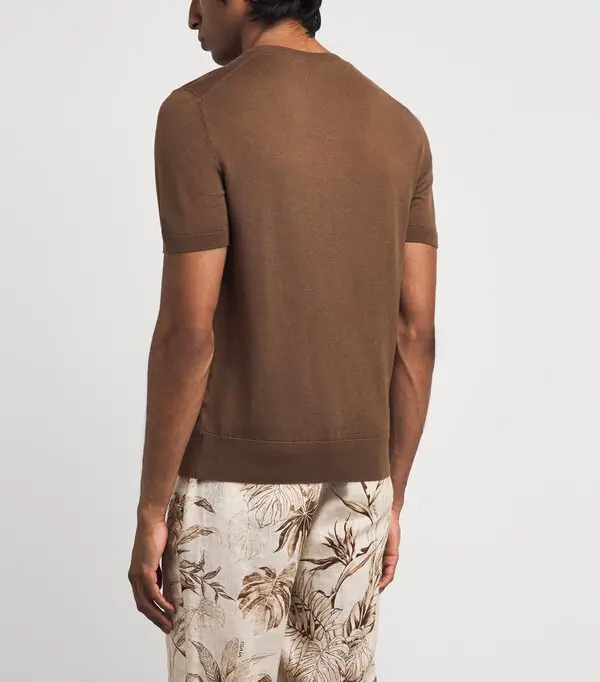 Isaia Silk-cashmere T-shirt