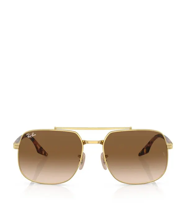 Ray-ban Pilot Sunglasses With Double Bridge