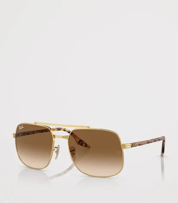 Ray-ban Pilot Sunglasses With Double Bridge