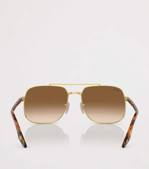 Ray-ban Pilot Sunglasses With Double Bridge