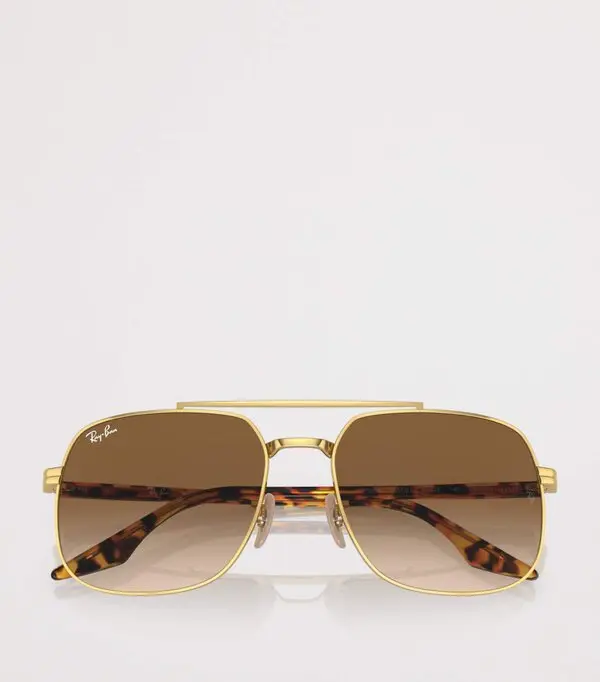 Ray-ban Pilot Sunglasses With Double Bridge