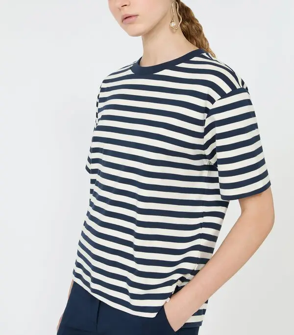 Max Mara Cotton Stripe T-shirt