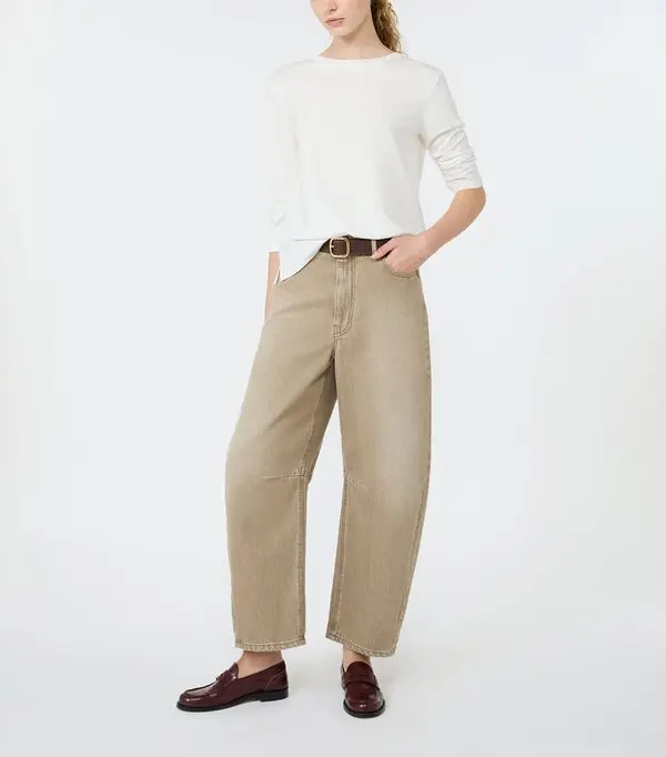 Max Mara Stretch-cotton Long-sleeve T-shirt