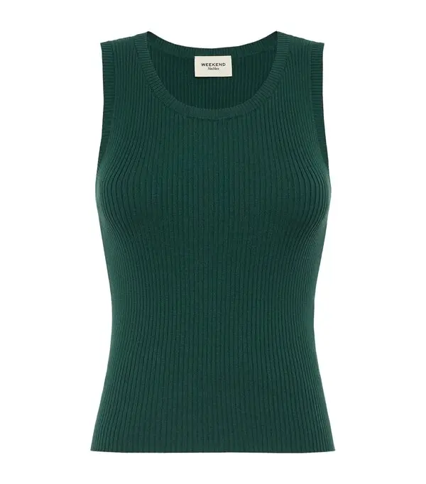 Max Mara Rib-knit Tank Top