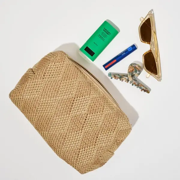 URBAN ESSENTIALS Bali Breeze Cosmetic & Travel Organizer Pouch - Natural