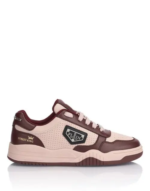 Philipp Plein Street King Low-top Sneakers - Pink+bordeaux