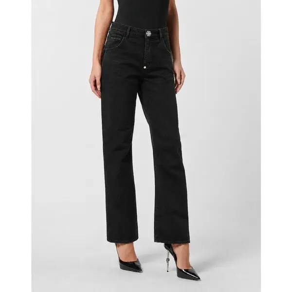 Philipp Plein Straight Fit Denim Jeans - Summernight