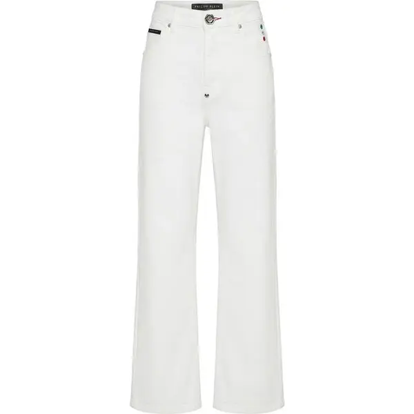 Philipp Plein Straight Fit Denim Jeans - Summersnow