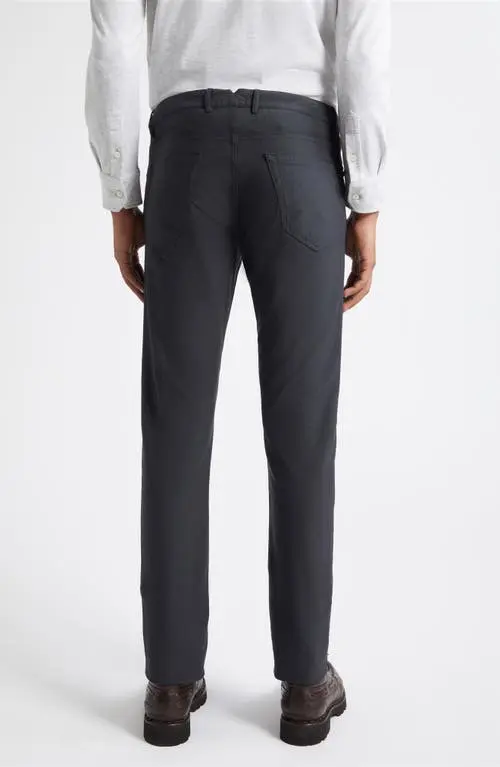 Eleventy Stretch Cotton Blend Pants - 22nn Black